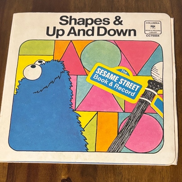 Sesame Street | Other | Sesame Street Shapes Up And Down Book Blue ...